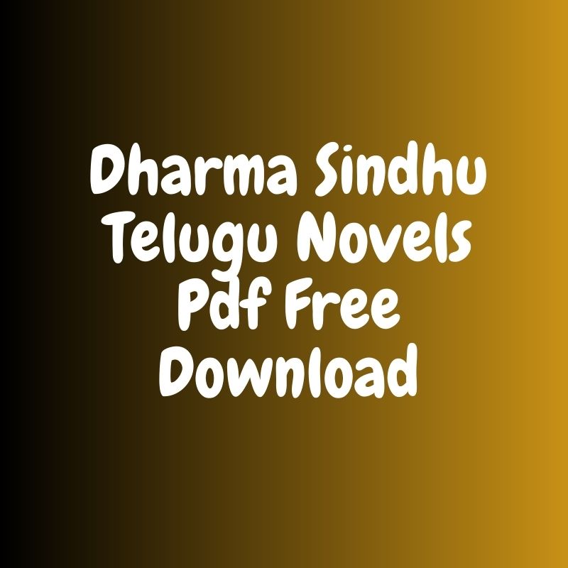Dharma Sindhu Telugu Novels Pdf Free Download